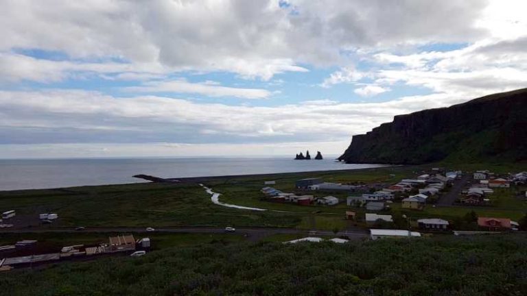Iceland's black sand beaches, including Reynisfjara and Vík í Mýrdal